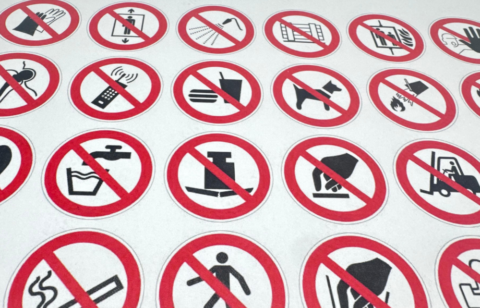 Hochwertige 🚫 Verbotsschilder & Verbotszeichen nach DIN / ISO